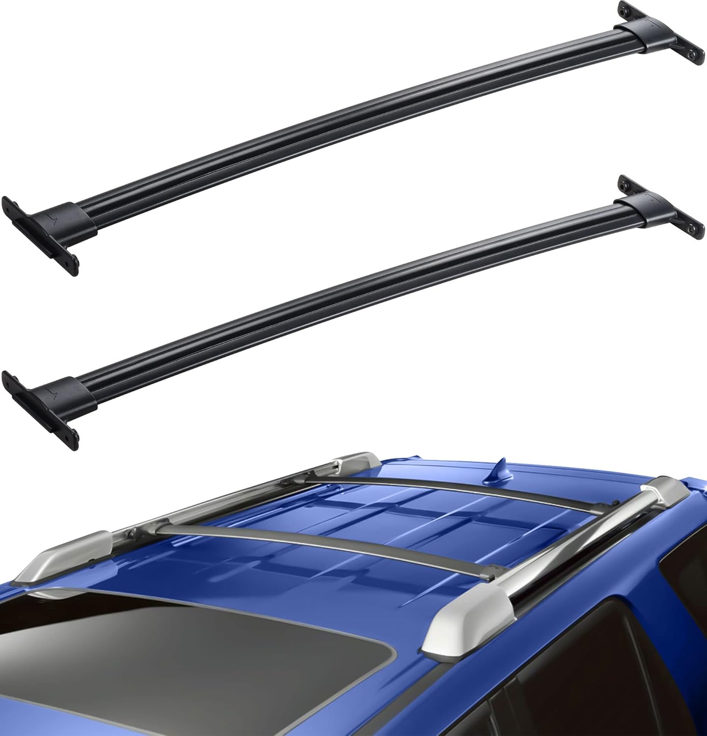 YITAMOTOR Roof Rack Cross Bars Compatible for 2010-2023 4Runner ...