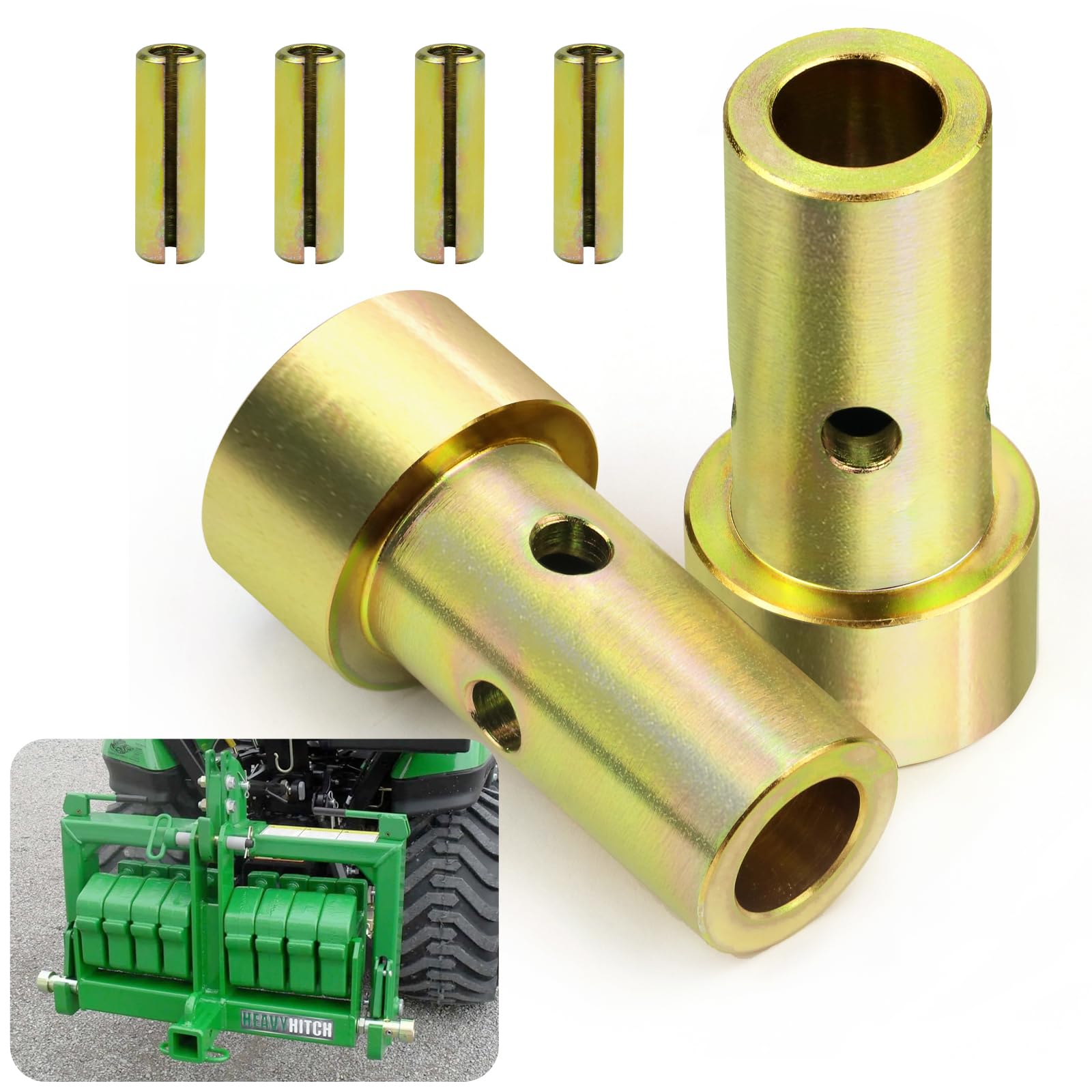 Amazon.com: Sporthfish Quick Hitch Adapter Bushings Set Fit for Cat 1 3 ...