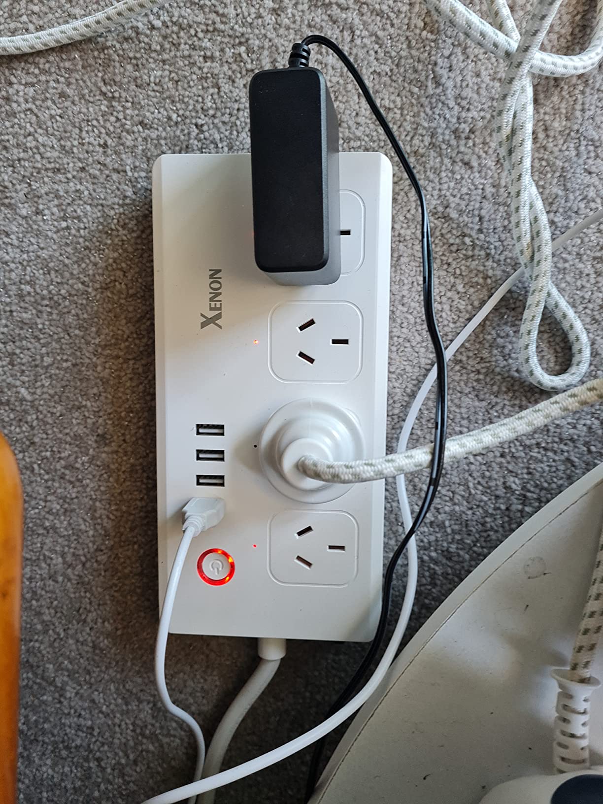 Jinvoo Smart Power Strip, WiFi Power Strip, 5ft 4 AC Outlets 4 USB ...