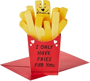 Hallmark Paper Wonder Valentine's Day Pop Up Card (I Only Have Fries ...