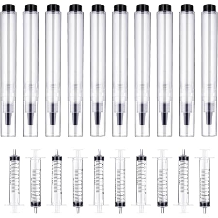 Amazon.com: 6ml Touch up Paint Pen Fillable Paint Brush Pens Clear ...