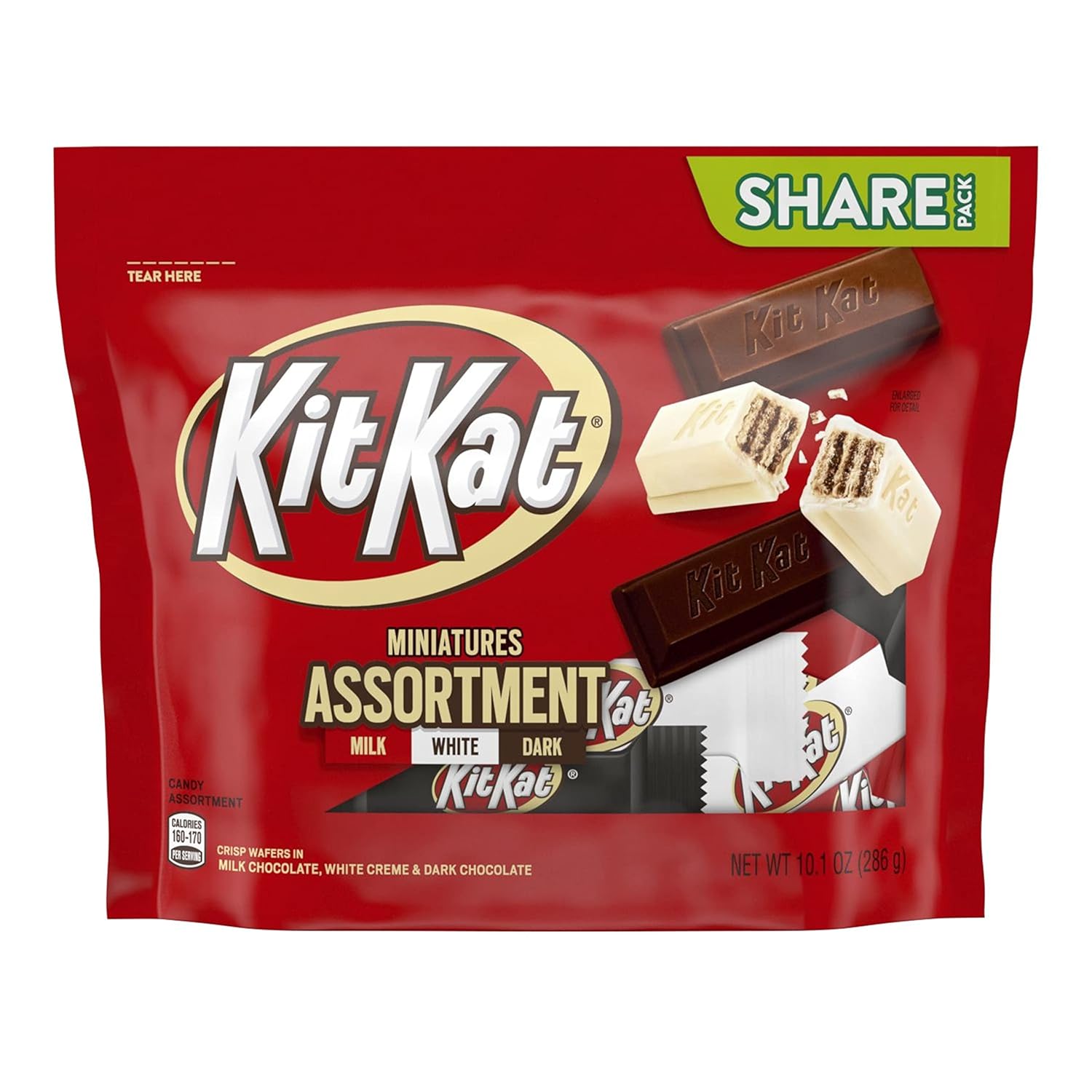Amazon.com : KIT KAT Miniatures Assortment Candy, Individually Wrapped ...