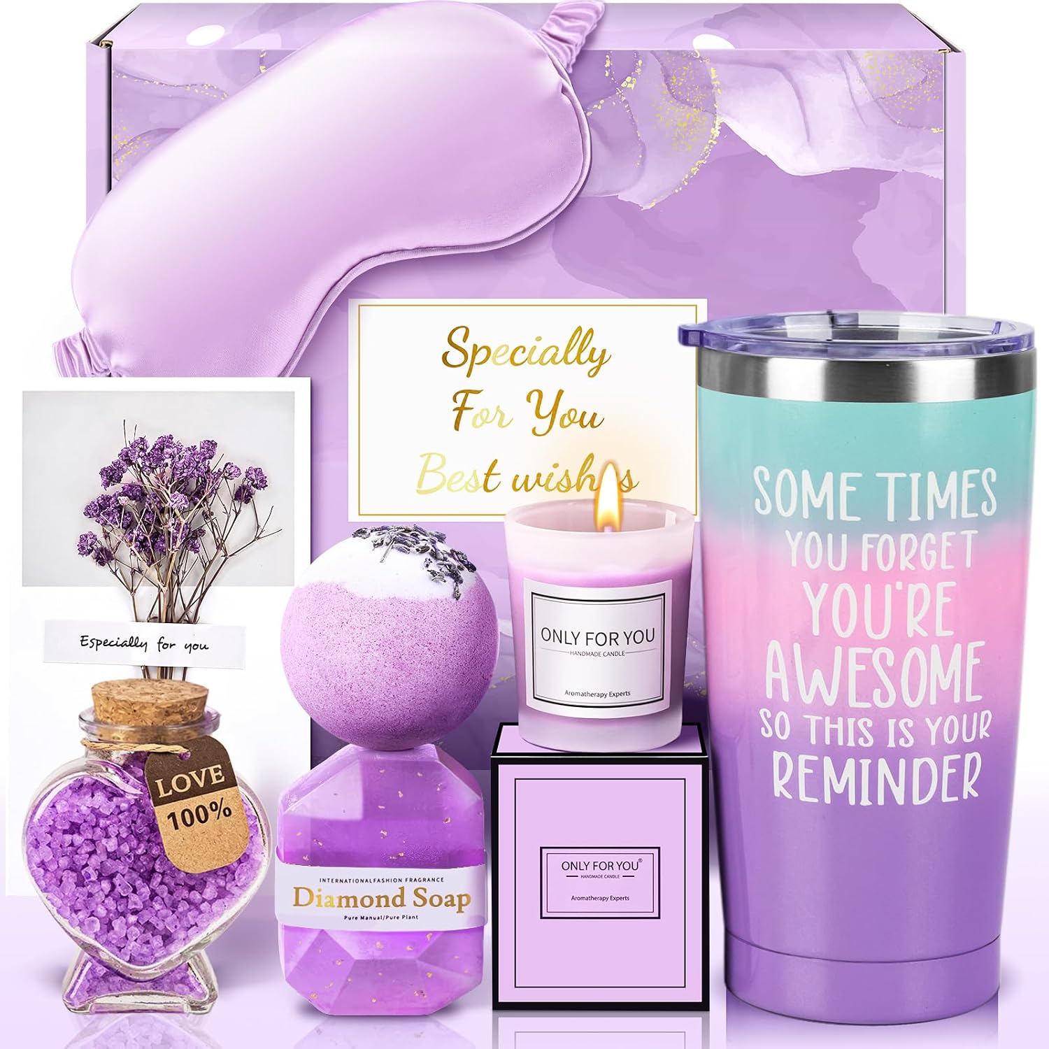 Amazon.com | Gifts for women, Birthday Gifts for Women, Lavender ...