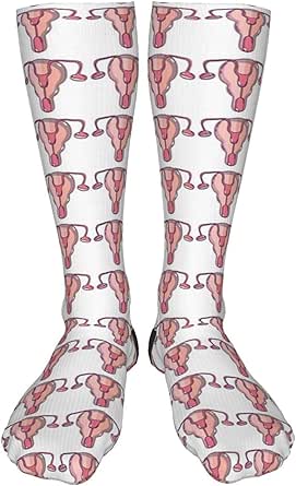 LASWEGA Unisex Printed Socks Fallopian Tubes And Uterus Women Organs ...