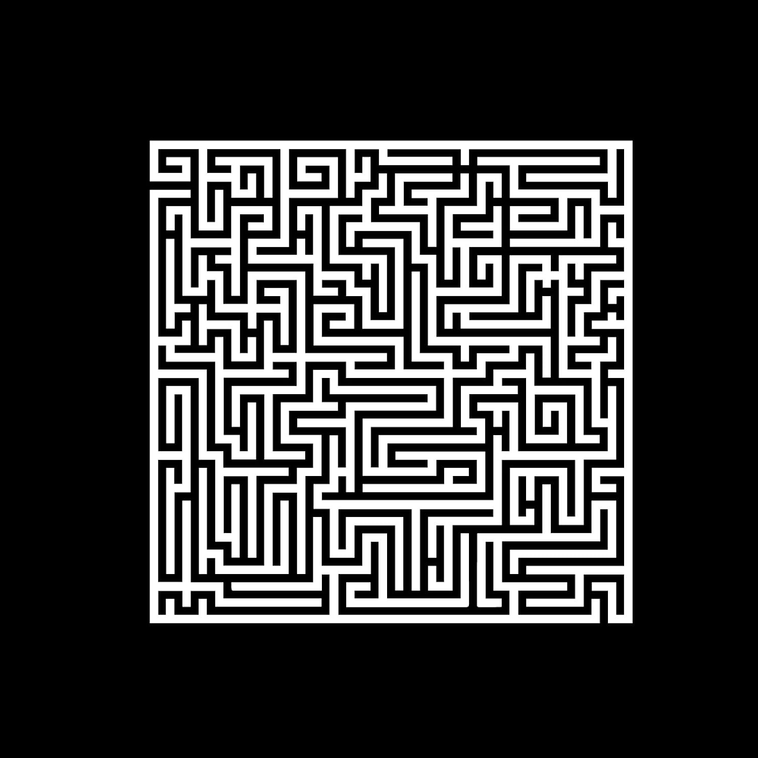 Amazon.com: Vinyl Wall Art Decal - Labyrinth - 23" x 23" - Modern ...