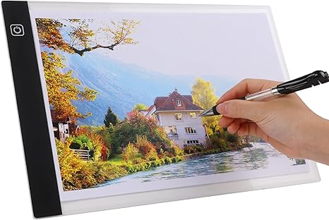 Amazon.com: Small A5 Diamond Art Painting Light Board,LED Copy Board ...