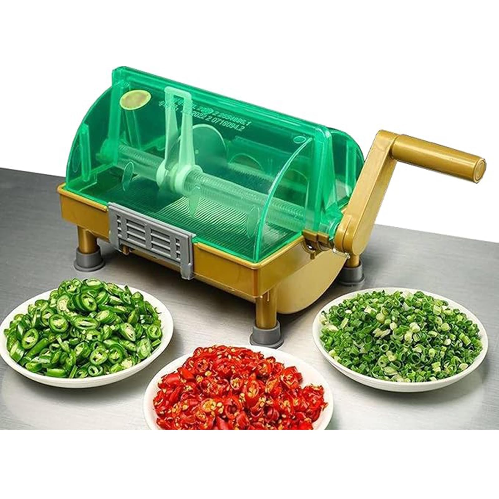Amazon.com: KHZKHC Commercial Red Pepper Chopper, Manual Green Onion ...