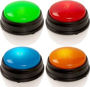 Amazon.co.jp: Learning Minds Answer Buzzers for Game Shows - Set of 4 ...