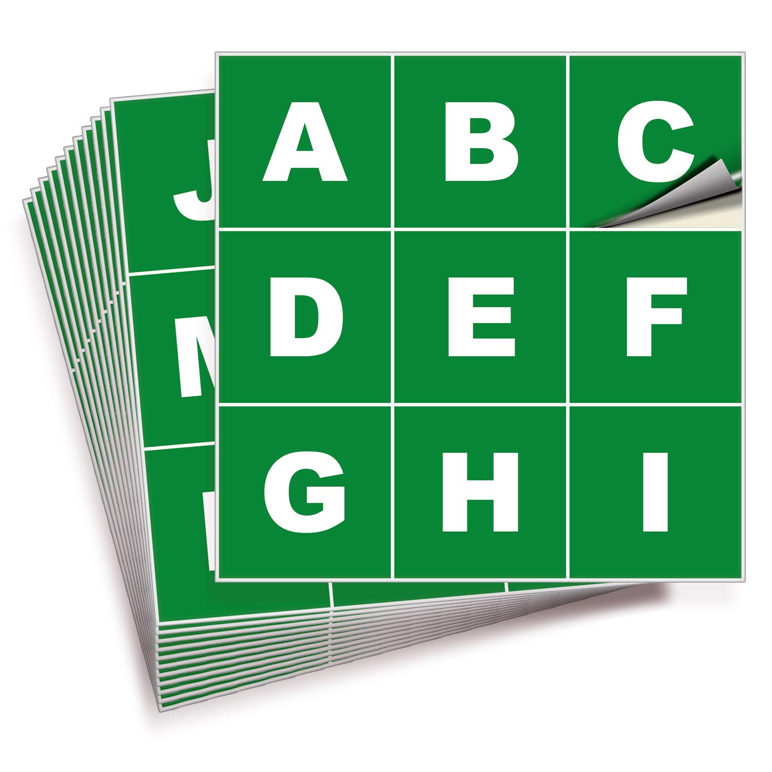 Snapklik.com : iSYFIX Letters Vinyl Stickers - A To Z, 3-inch, 4 Sets ...