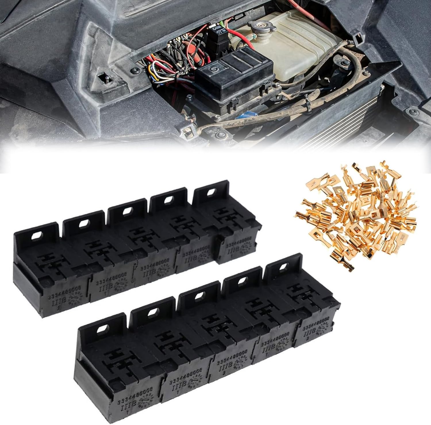 Amazon.com: Sinytuto Pack-10 5 Pin Car Relay Base Holder with 50 PCS ...