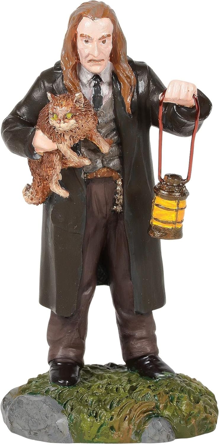 Amazon.com: Department 56 Harry Potter Village Filch and Mrs. Norris ...