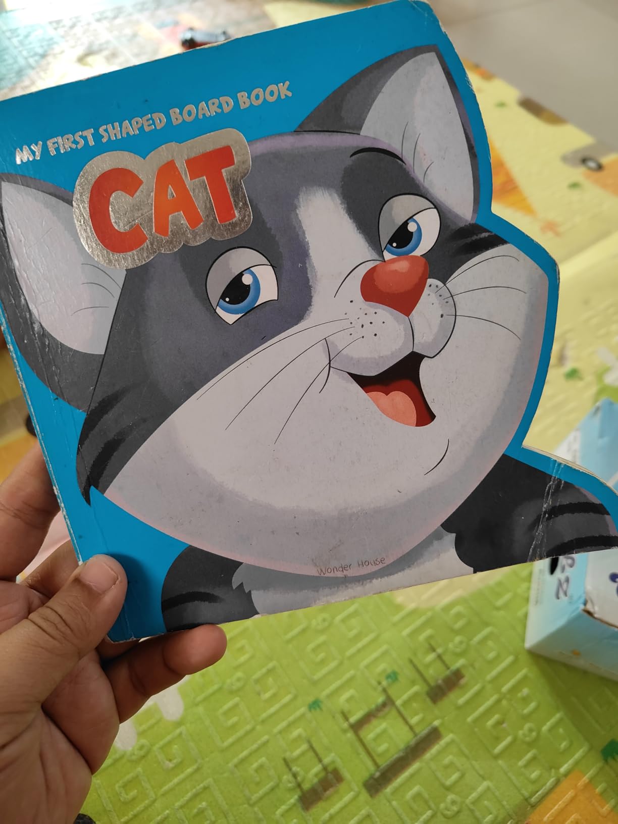 My First Shaped Board Book: Illustrated Cat - Animal Picture Book for ...