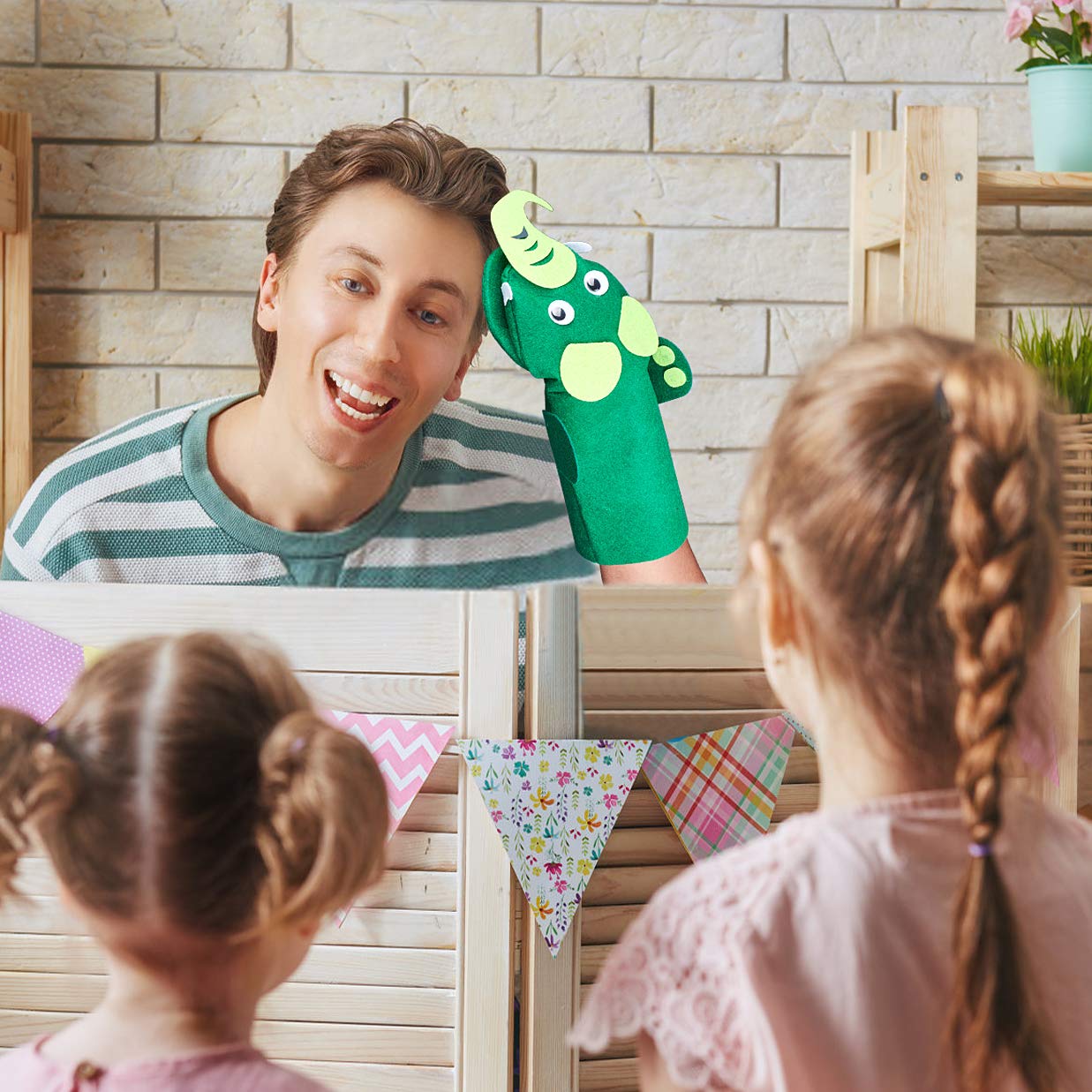 Tacobear Kids Craft and Art Aupplies Hand Puppet Making Kit Felt Sock ...