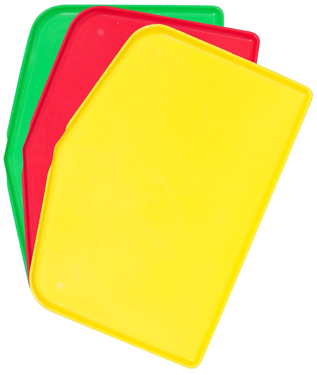 Chop Keeper Chopping Tray with Raised Sides and Easy-Guide Funnel, Red ...
