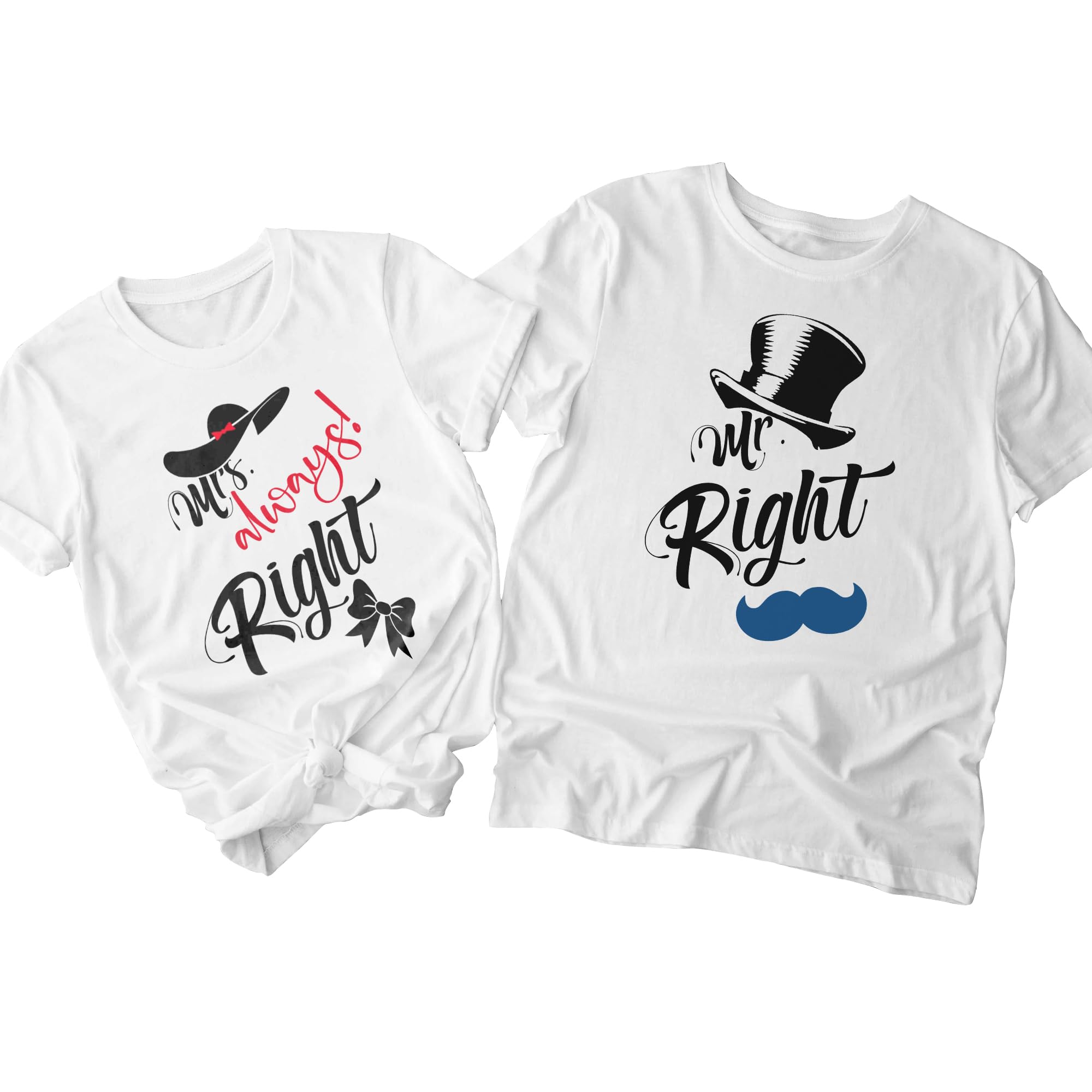 Unique Couple Shirt Designs Buy Couple T Shirt Combo | 2 Pieces | Mr.