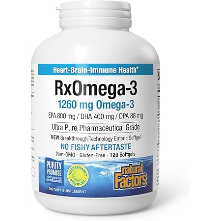 Amazon.com: WomenSense by Natural Factors, RxOmega-3 Fish Oil, Supports ...