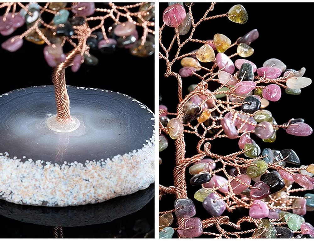 Money Tree Indoor Natural Crystal Lucky Tree Fortune Global | Ubuy