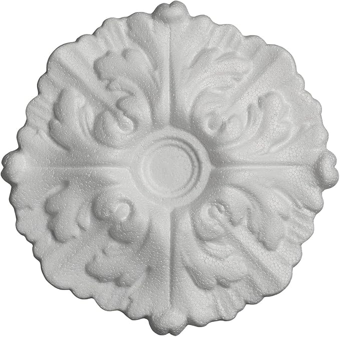Rosone Lampadario Soffitto MASTERBRICO - Rosoni in Polistirolo ...