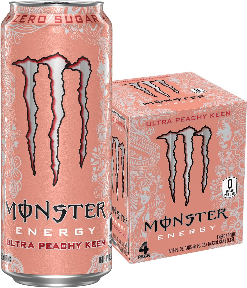 Amazon.com: Monster Energy Ultra Fantasy Ruby Red, Sugar Free Energy ...