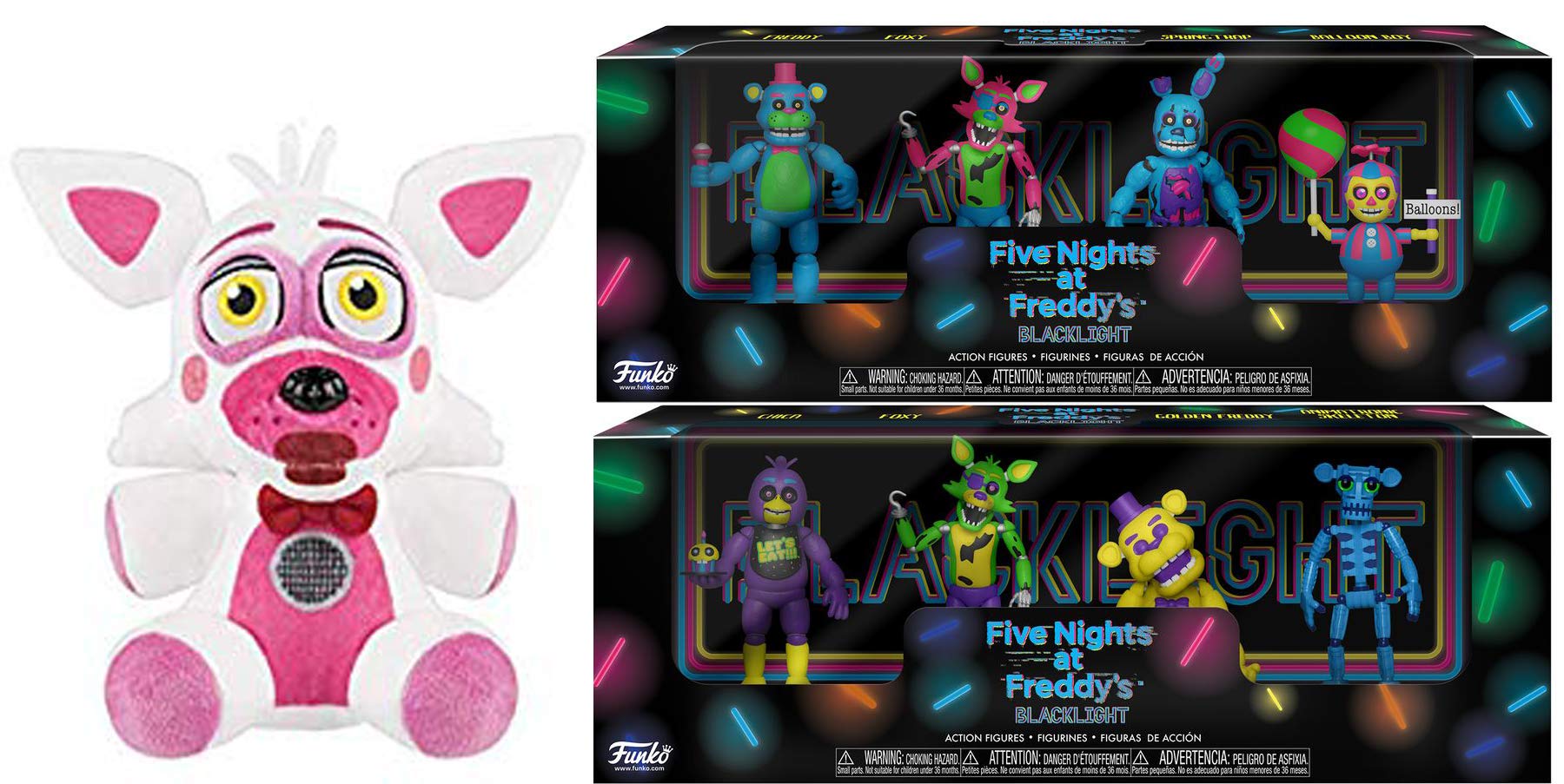 Buy Trap Blacklight Five Nights at Freddy's Action Pack Chica, Foxy ...