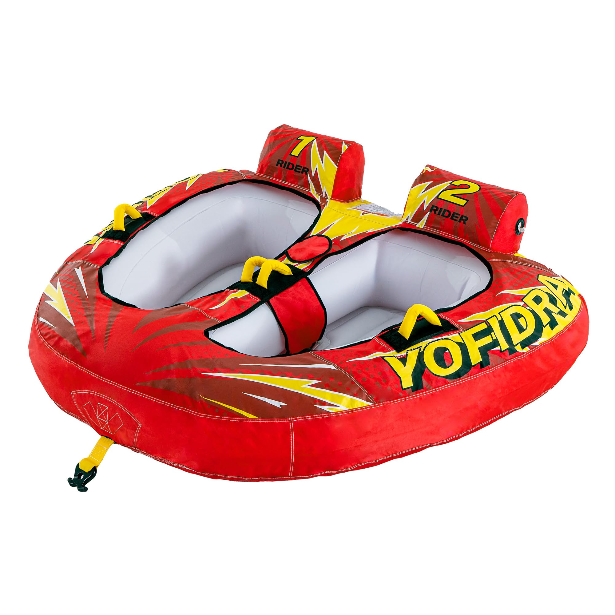 Yofidra Towable Tubes for Boating 1-3 Persons, with Quick Connect Head ...