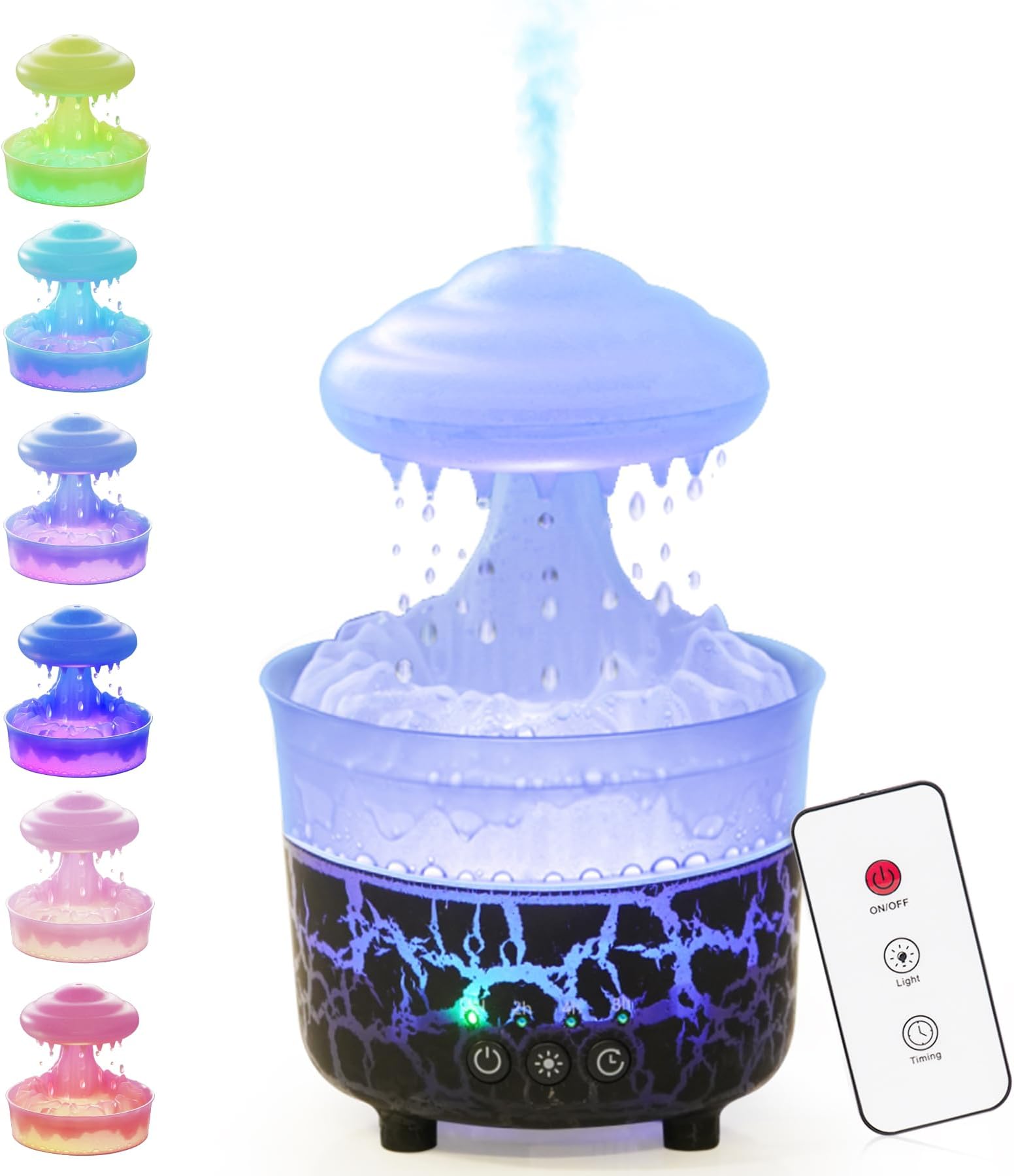 Amazon.com: Rain Cloud Humidifier Water Drip, 2 in 1 Rain Cloud ...