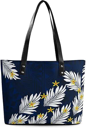 Amazon.com: Dongfangyoupin Custom women's PU leather tote Samoa ...