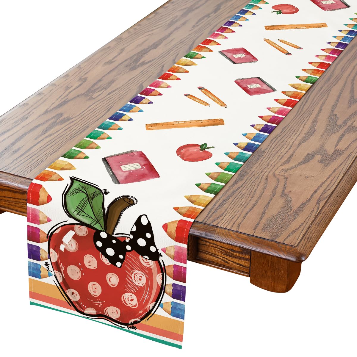 Amazon.com: Siilues Back to School Decorations, Colorful Crayons Table ...