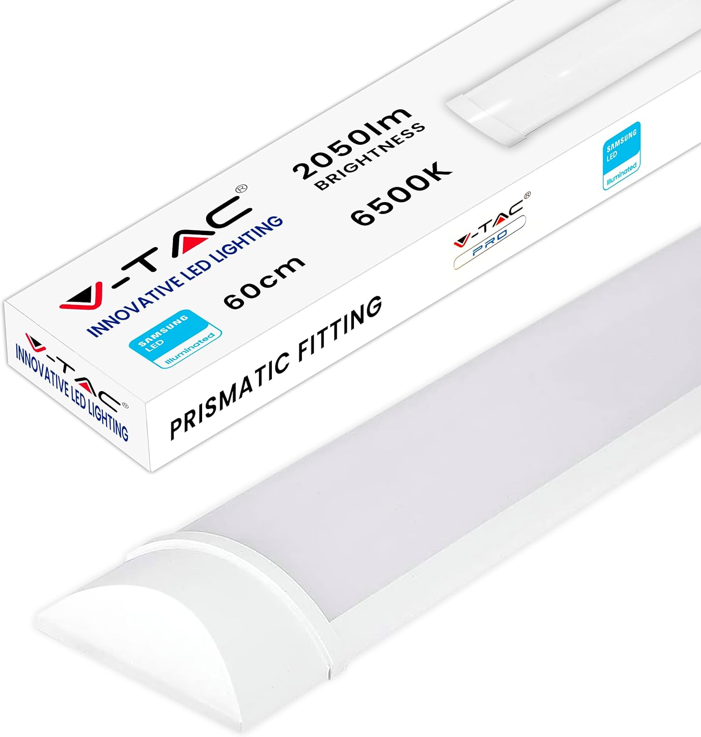 V-TAC Plafoniera LED Lineare da Soffitto 60 CM - 20W - Chip Samsung ...