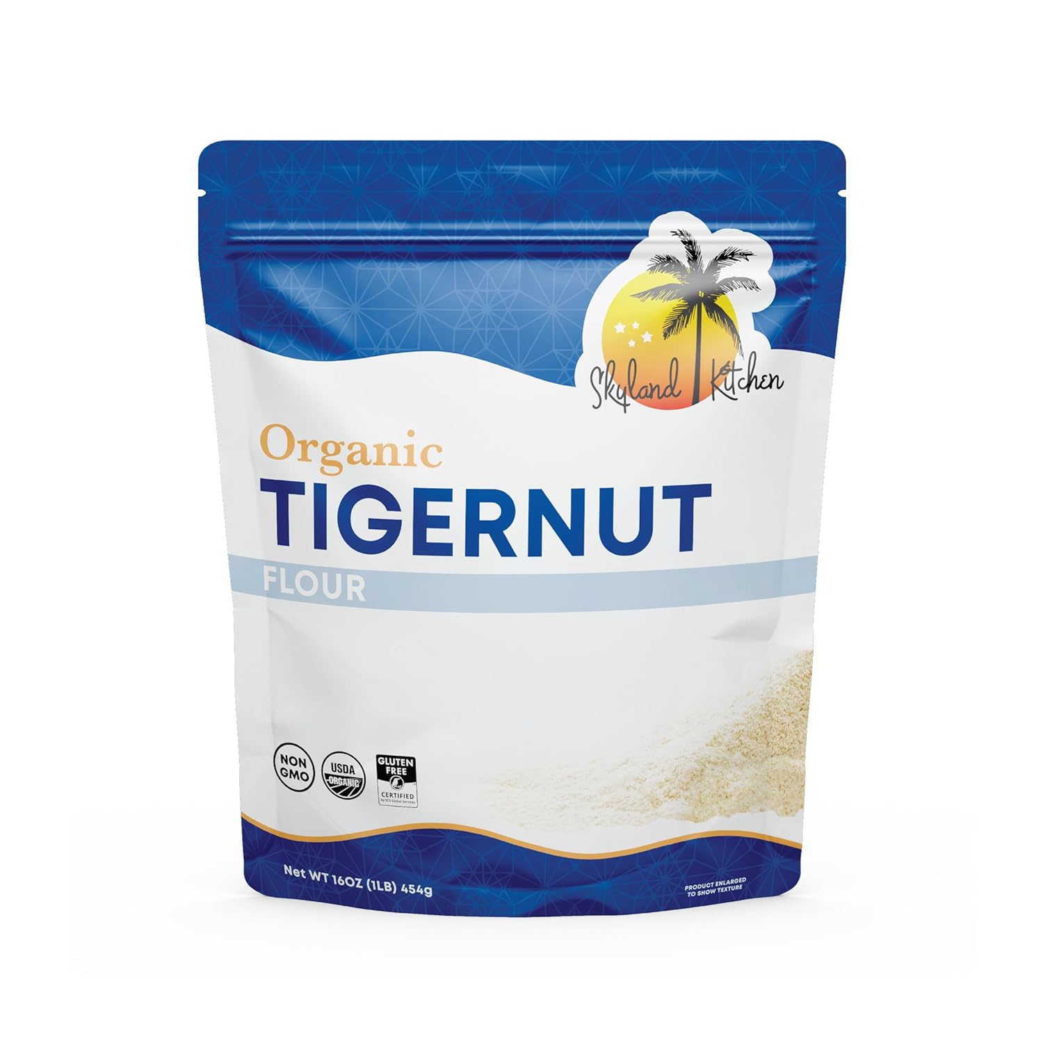 Amazon.com : Skyland Kitchen Organic Tigernut Flour, 16oz bag, Keto ...