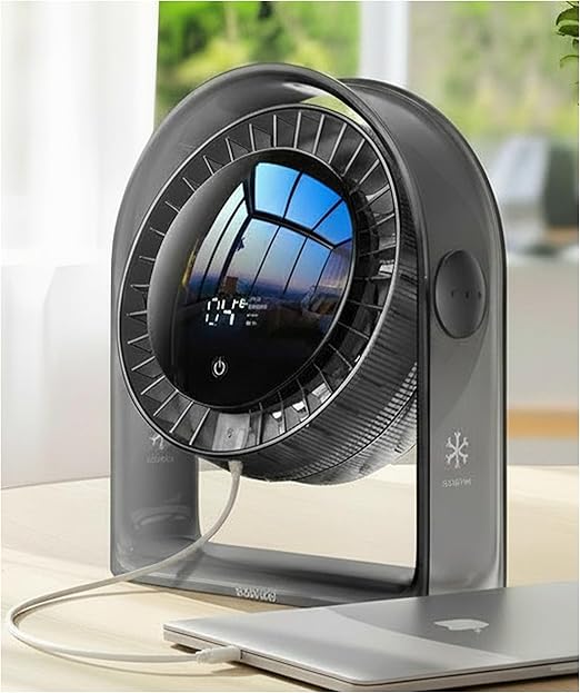 Amazon.com: 2025 New Desk Fan, Quiet Air Circulator Mini Fan for ...