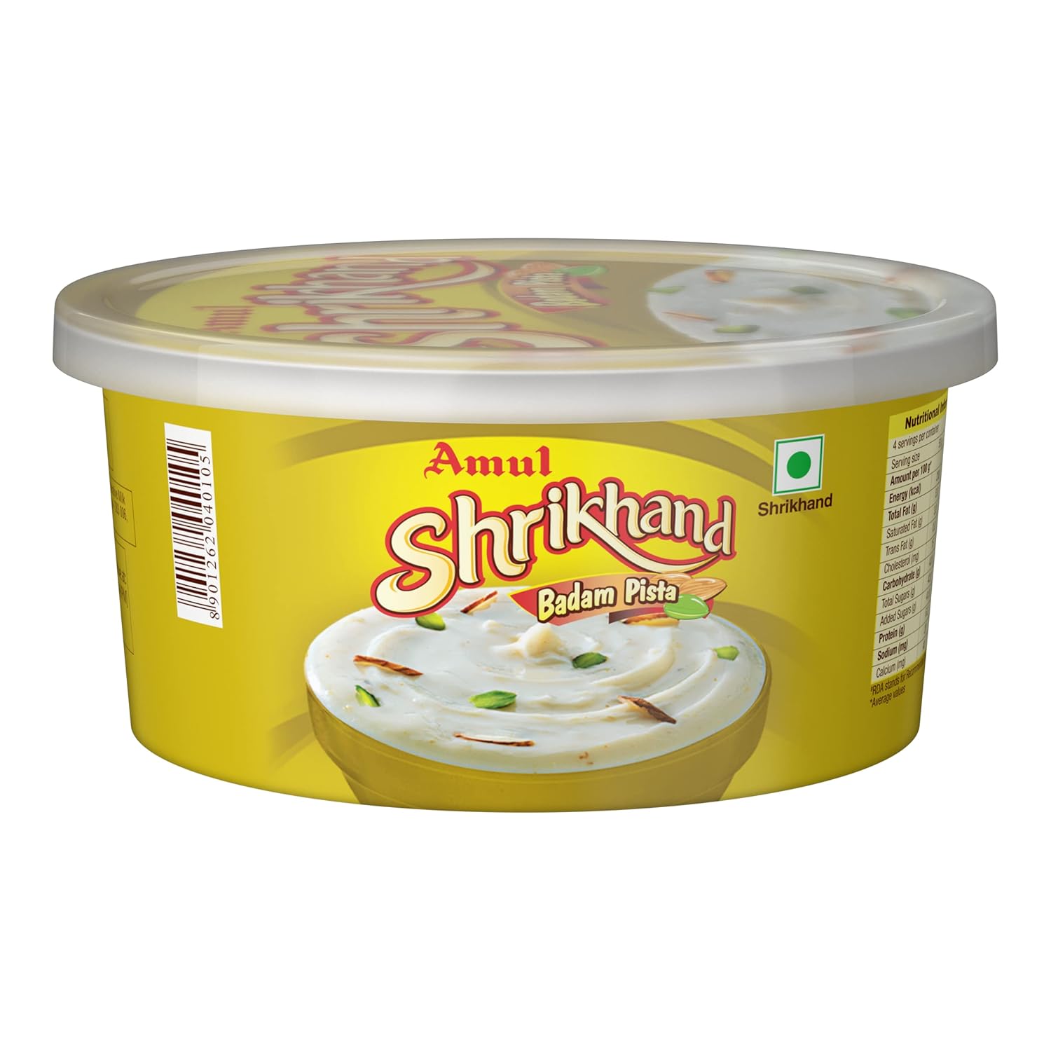 Amul Shrikhand Badam Pista, 200g : Amazon.in: Grocery & Gourmet Foods
