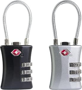 UP Security Suitcase Locks TSA Approved, Small Padlock Combination, TSA ...