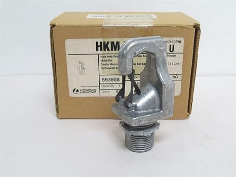 Lithonia Lighting Series Hkm HKM fixture hook with safety snap lock 3/4 ...