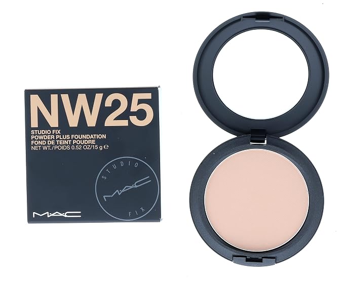 Amazon.com : MAC Studio Fix Powder Plus Foundation - NW25 - Mid Tone ...