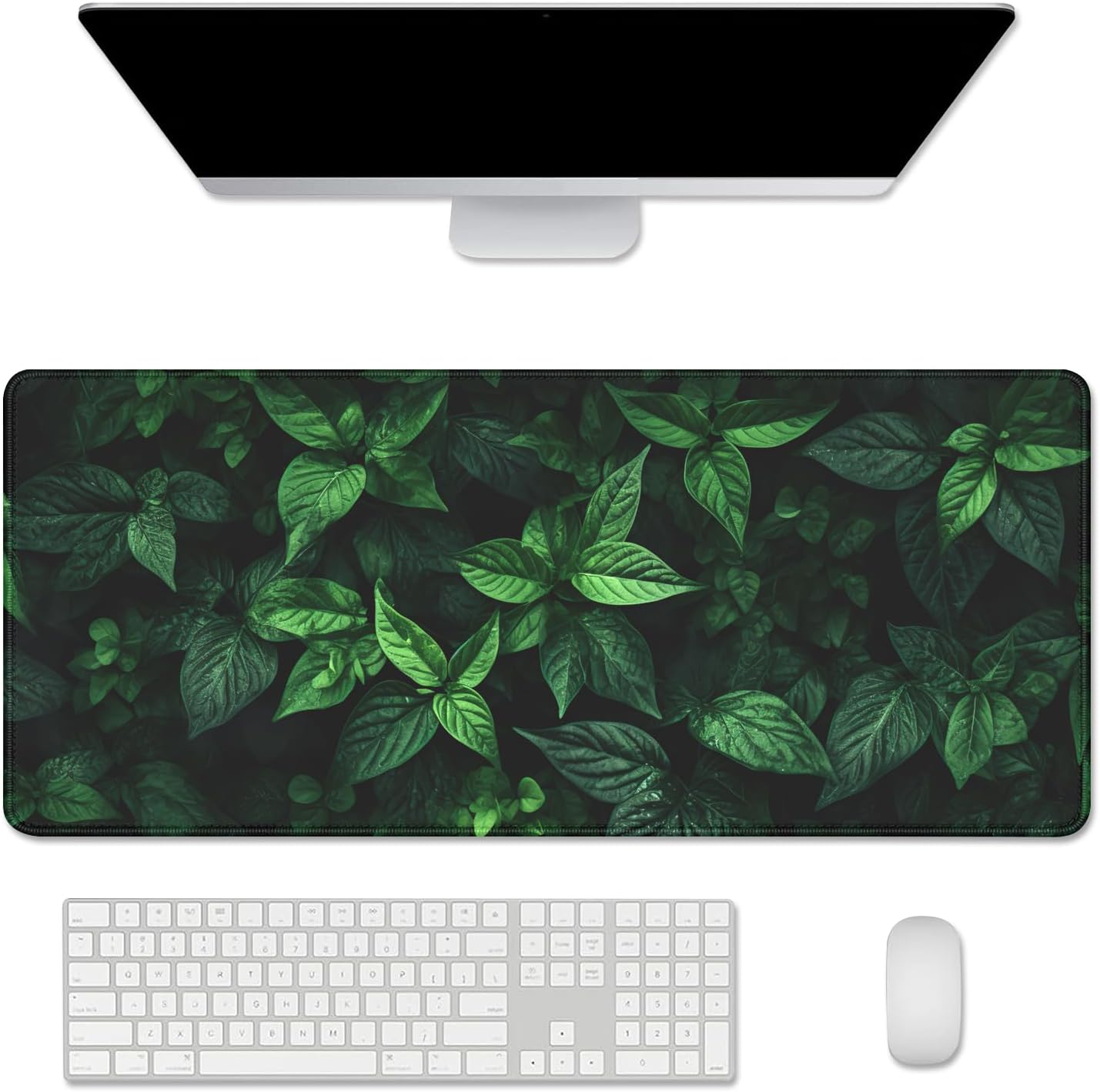 Amazon.com: Green Mouse Pad Desktop Mat,Large Gaming Mouse Pad Desk Mat ...