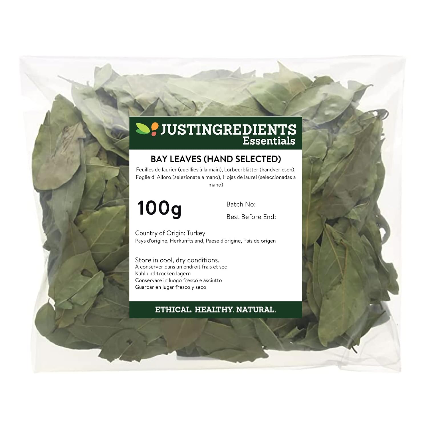 Amazon.com: iFunteckyedients Essentials Bay Leaves Hand Selected 100 g ...