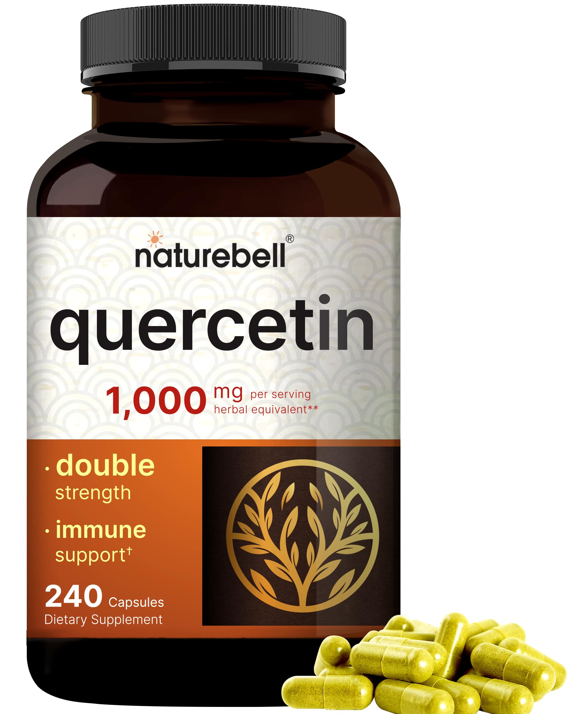 Buy NatureBell Quercetin 1000mg Per Serving | 240 s, Ultra Strength ...