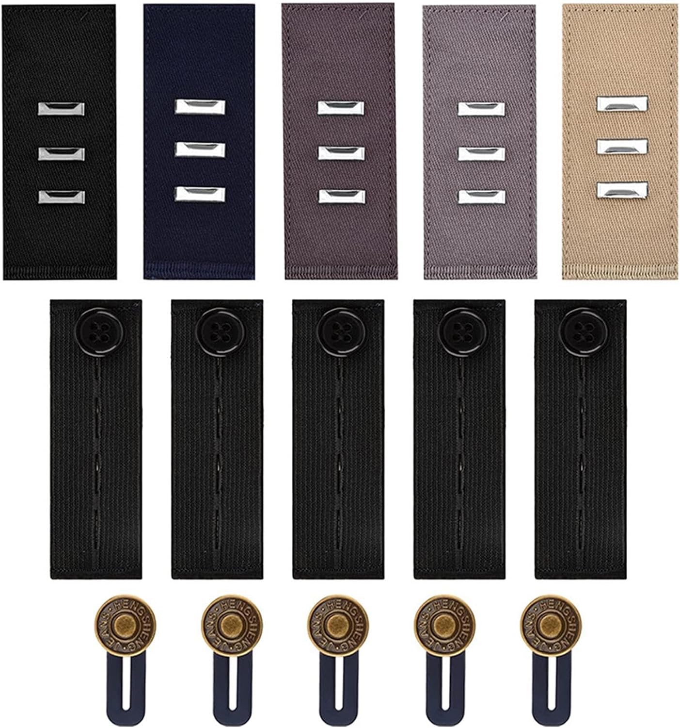 15pcs Waist Extender for Trousers, Trouser Extenders for Men Women ...