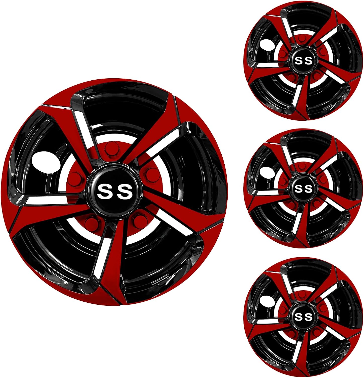 Amazon.com: XUANYUDG0769 Golf Cart Hubcaps Wheel Covers for EZGO Club ...