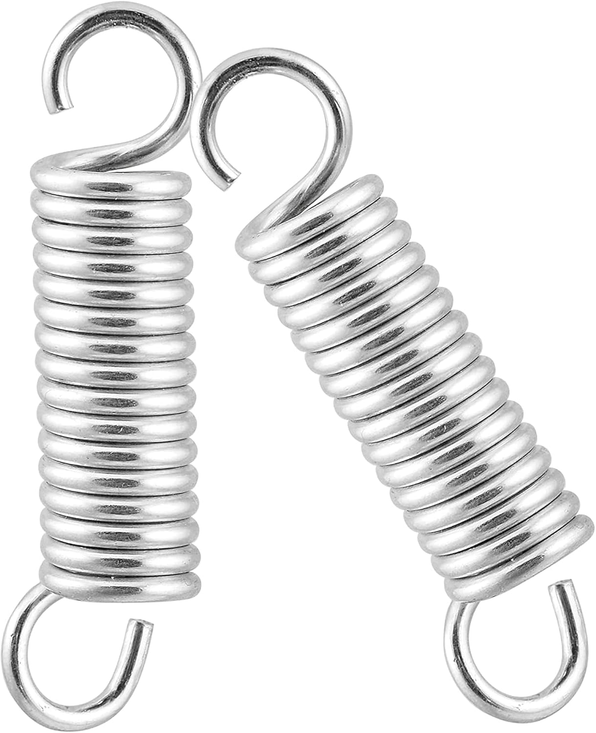 Extended Compressed Spring Small Dual Hook Ends Heavy-Duty Stainless ...