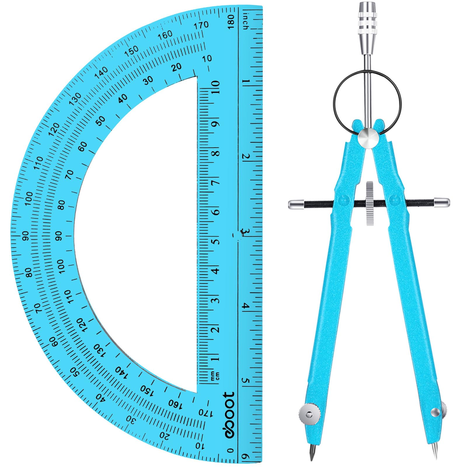 Snapklik.com : EBOOT Student Geometry Math Set, Metal Drawing Compass ...