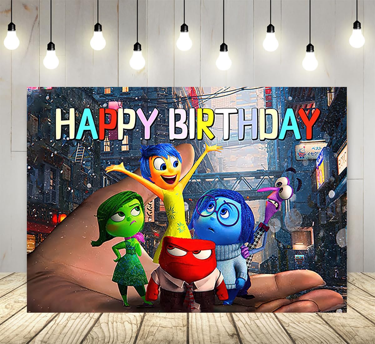 Amazon.com : Colorful Backdrop for Birthday Party Supplies 5x3ft Inside ...