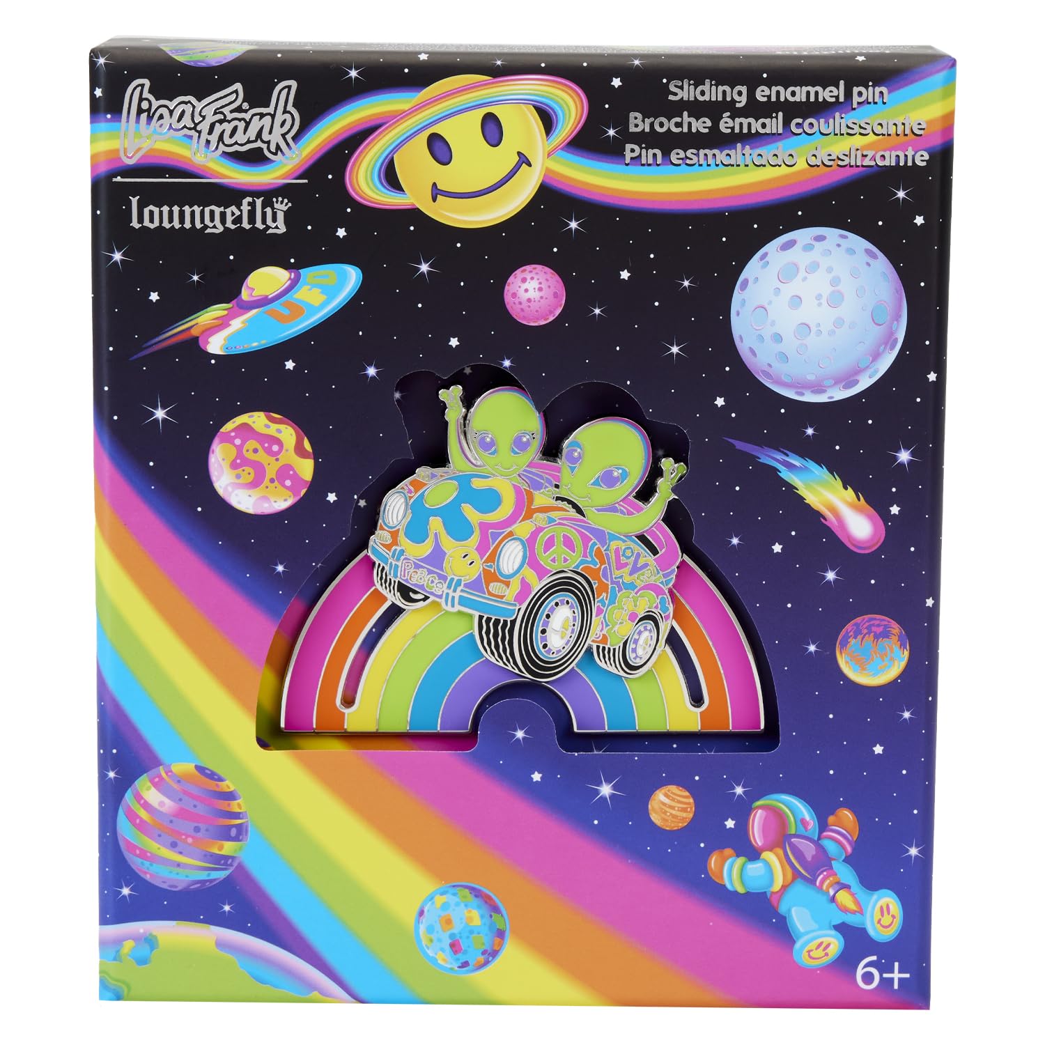 Amazon.com: LOUNGEFLY Lisa Frank ZOOMER & ZORBIT 3 INCH PIN : Clothing ...
