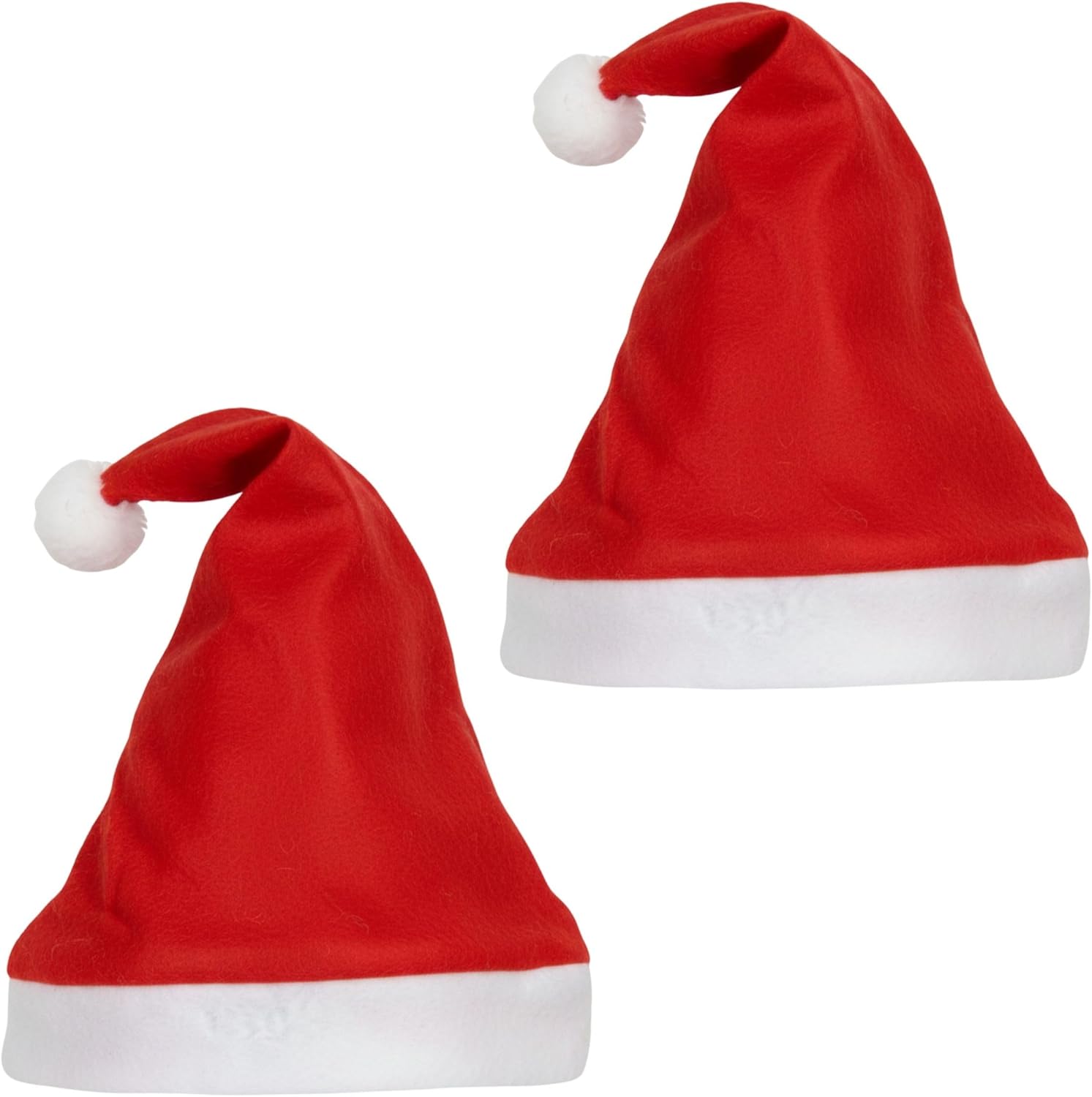 Amazon.com: Inayat Dreams Pack of 2 Santa Hats for Party | Size 13x11 ...