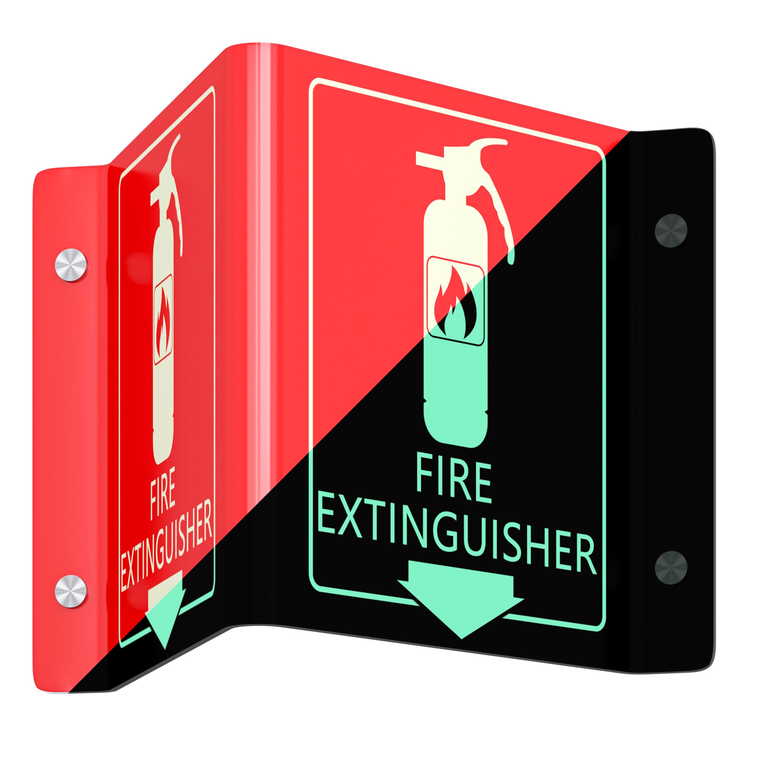 Snapklik.com : Fire Extinguisher Sign Glow In The Dark: Fire ...