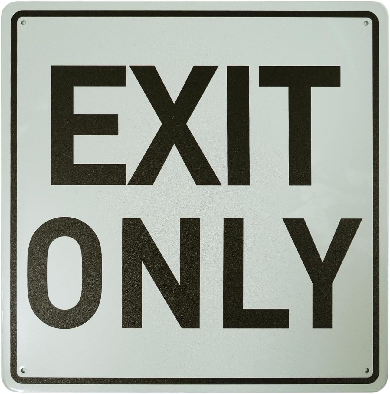 Amazon.com: BTHUKO Traffic Sign, Legend "EXIT ONLY", 12" x 12" inch ...