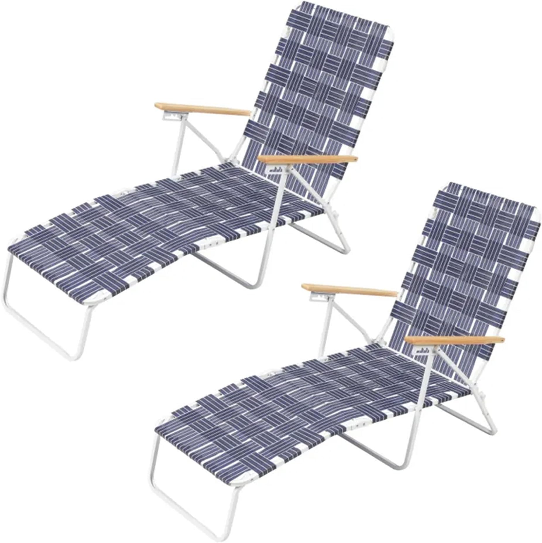 Amazon.com: Four Seasons Courtyard High Back Outdoor Folding Chaise ...
