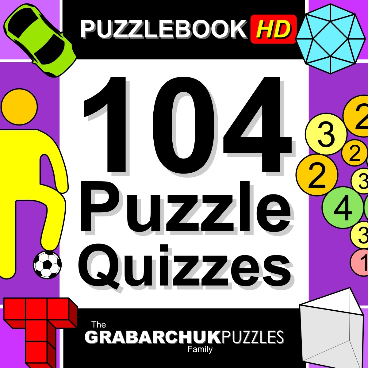 104 Puzzle Quizzes HD (Interactive Puzzlebook for Tablets) - Kindle ...