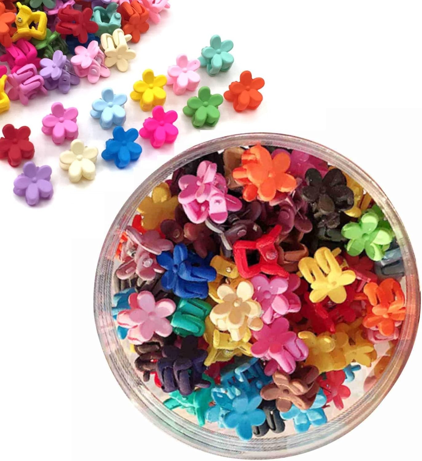 50pcs Mini Clips de garra para el cabello, Pinzas para el cabello con ...